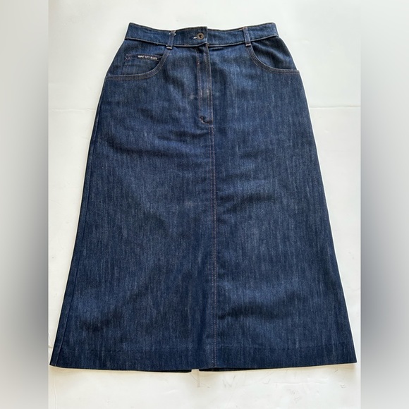 Koret | Skirts | Vintage Koret City Blues Denim Straight Skirt Waist 3 ...
